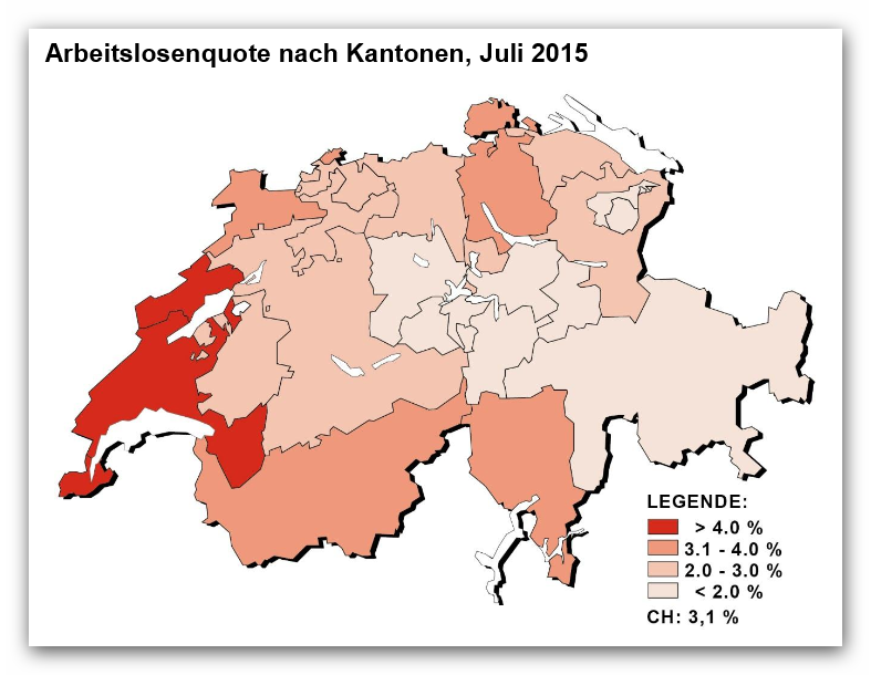 Die Lage auf dem Arbeitsmarkt im Juli 2015: Bauwirtschaft holt Kohlen für Industrie aus dem Feuer